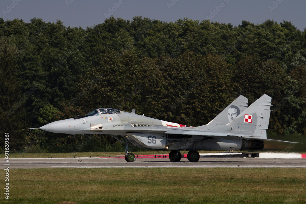 Minsk Mazowiecki, Mazowieckie, Poland, 2016 - Polish Air Force Mig-29 ...