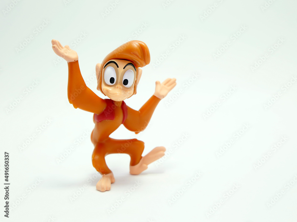 Aladdin. Abu. Abú, kleptomaniac monkey from the Walt Disney movie ...