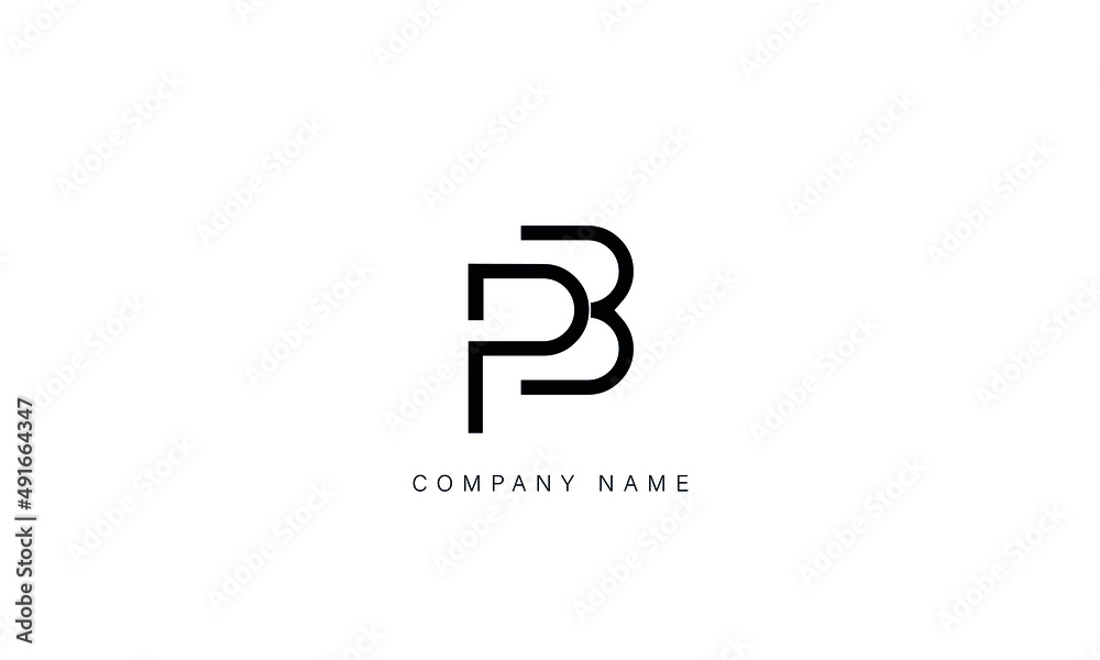 BP, PB, BP, Letters Logo Monogram Stock Vector | Adobe Stock