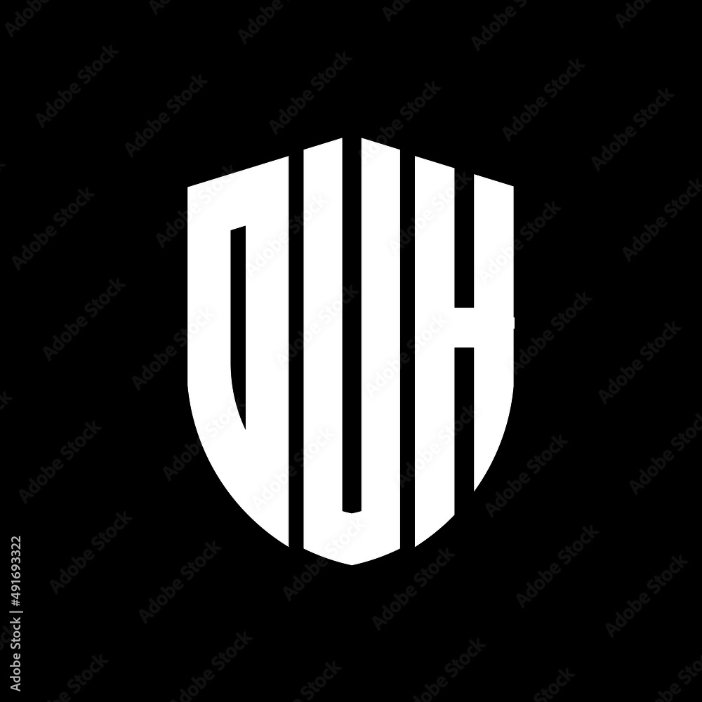 OVH letter logo design. OVH modern letter logo with black background ...