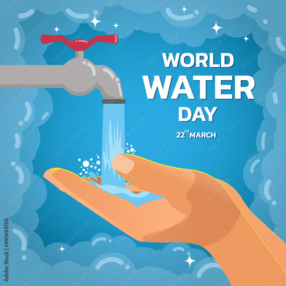 world water day consists of billboards card background for world water ...