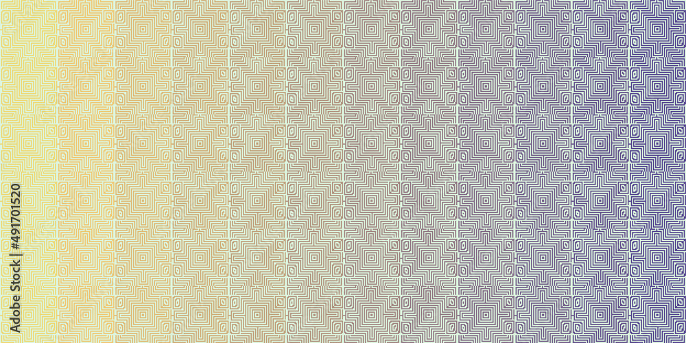 Vector graphic of Seamless maze pattern in soft rainbow color. Good for ...