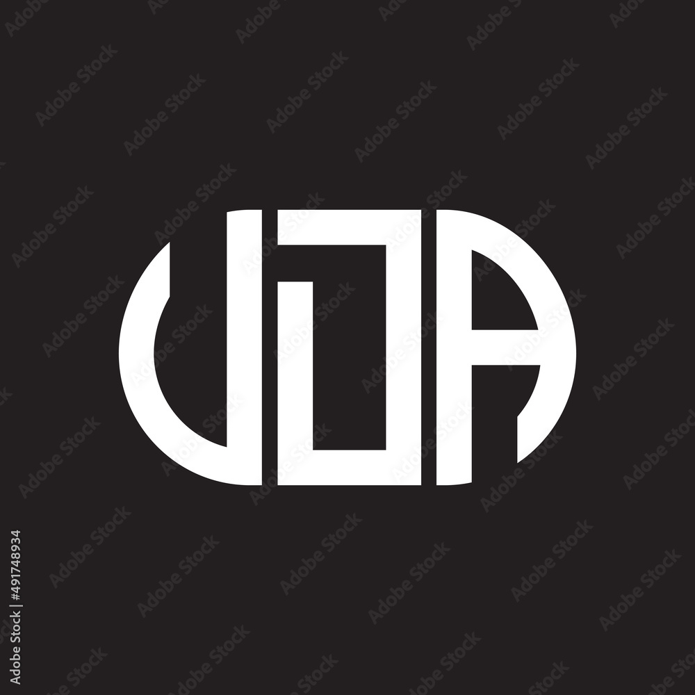 VDA letter logo design. VDA monogram initials letter logo concept. VDA ...