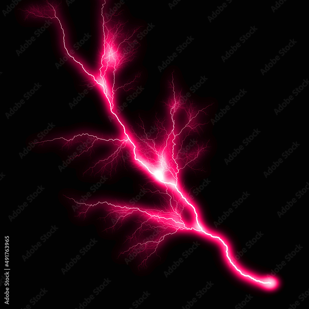 abstract light pink lighting natural thunder realistic magic overlay ...