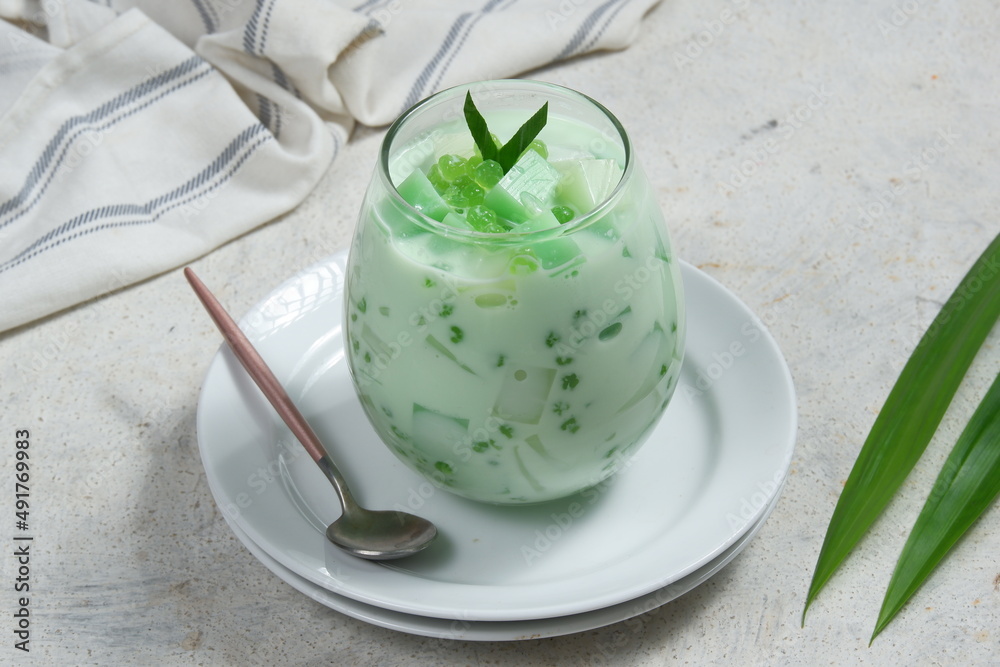 Buko salad or buko pandan, usually sliced as a young coconut salad,is a ...