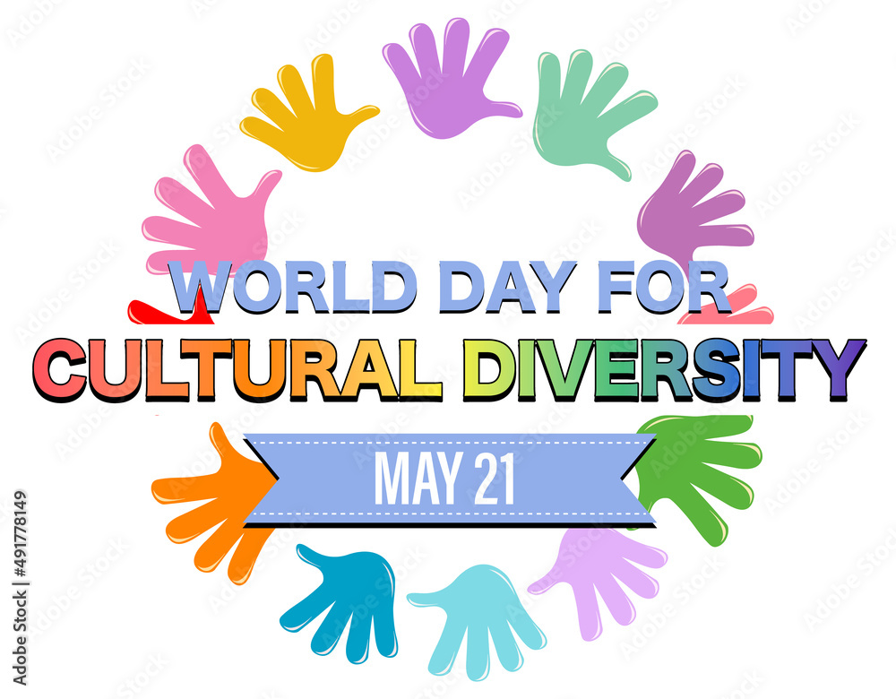 The World Day for Cultural Diversity Banner Design Stock Vector | Adobe ...