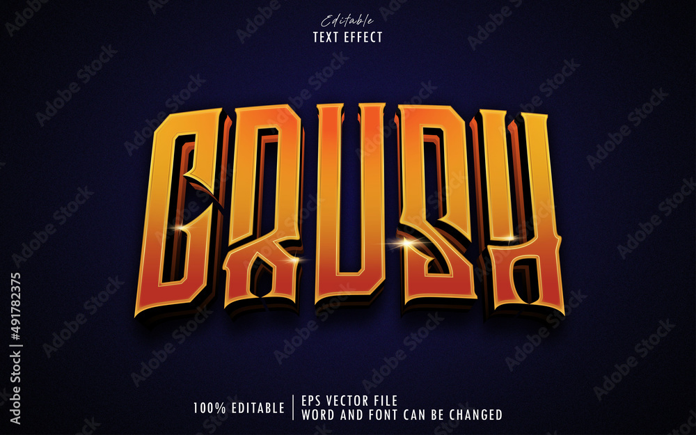 Orange Crush Logo Vector