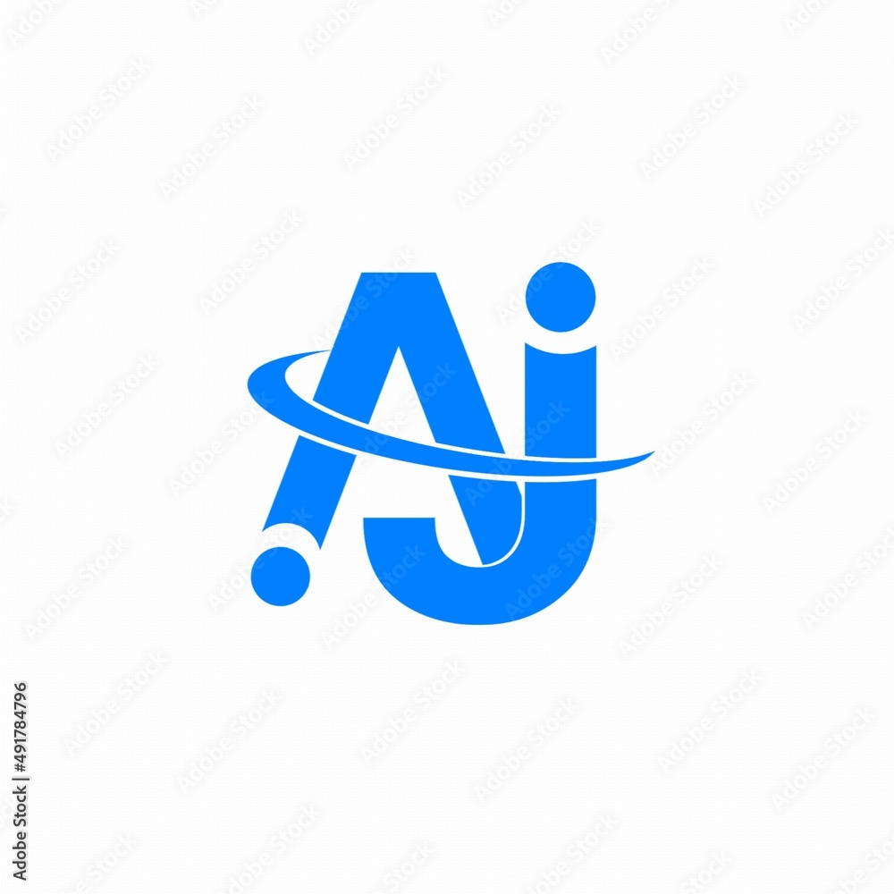 Professional logo. A or j joint logo design on white surface. Luxury ...