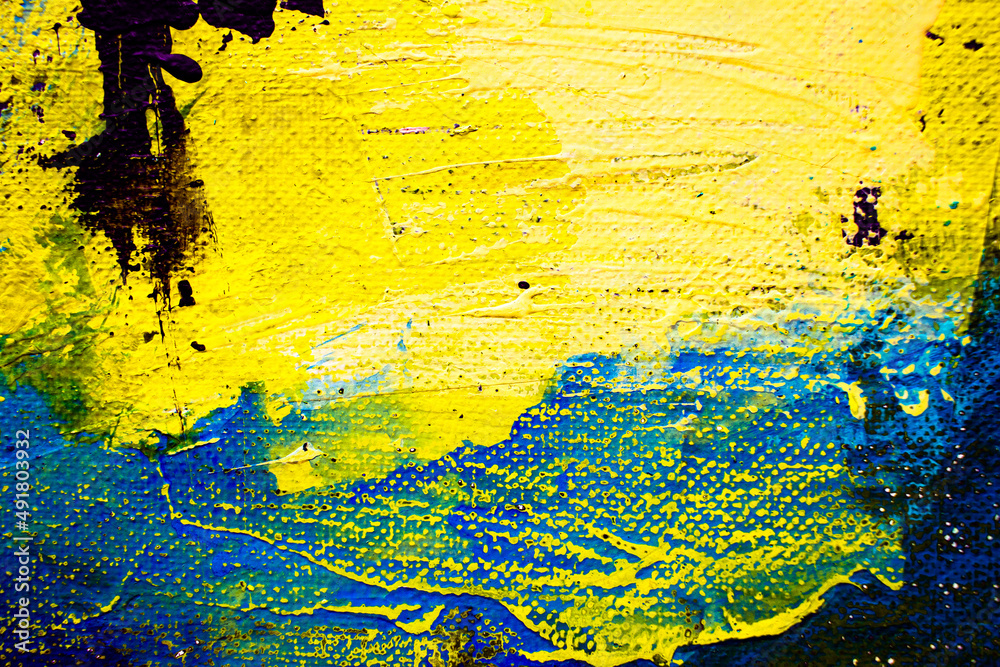 Ukraine colors. Support Ukraine. Stop war in Ukraine. Blue and yellow ...