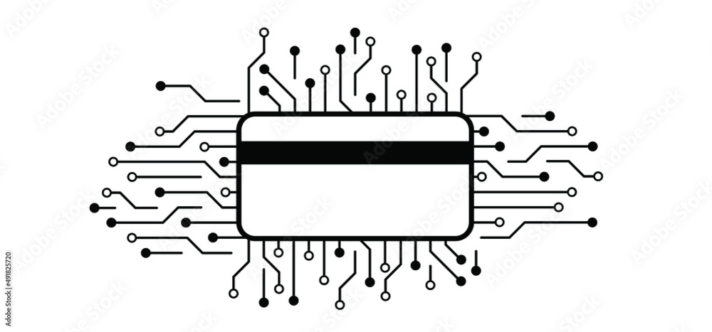 Cartoon creditcard icon or pin pas. Bank payment, shopping symbol ...