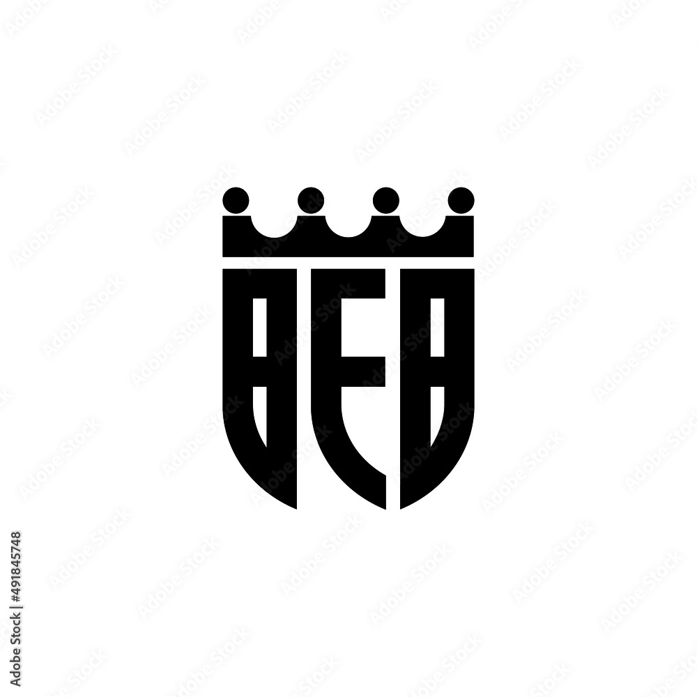 BFB letter logo design with white background in illustrator, vector ...