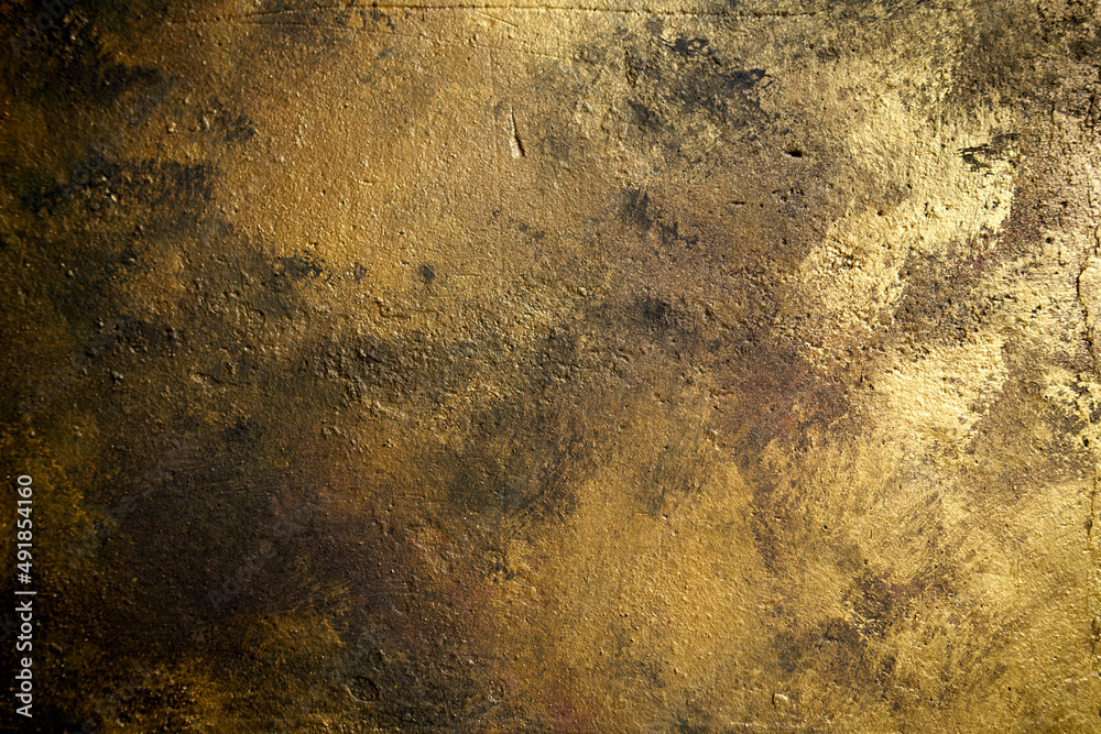 gold black paint wall texture Stock Photo | Adobe Stock