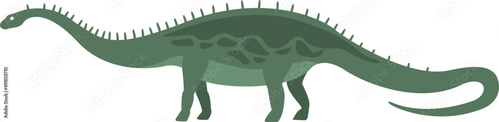 Dinosaur Species with Long Neck as Prehistoric Creature and Jurassic ...