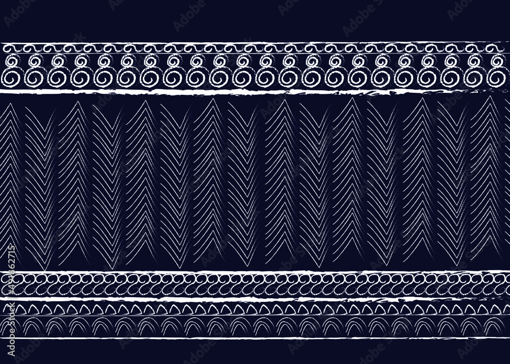 Vecteur Stock geometric ethnic vintage texture vector art design ...