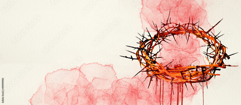 Lent Season, Holy Week, Good Friday concepts. Christian banner ...