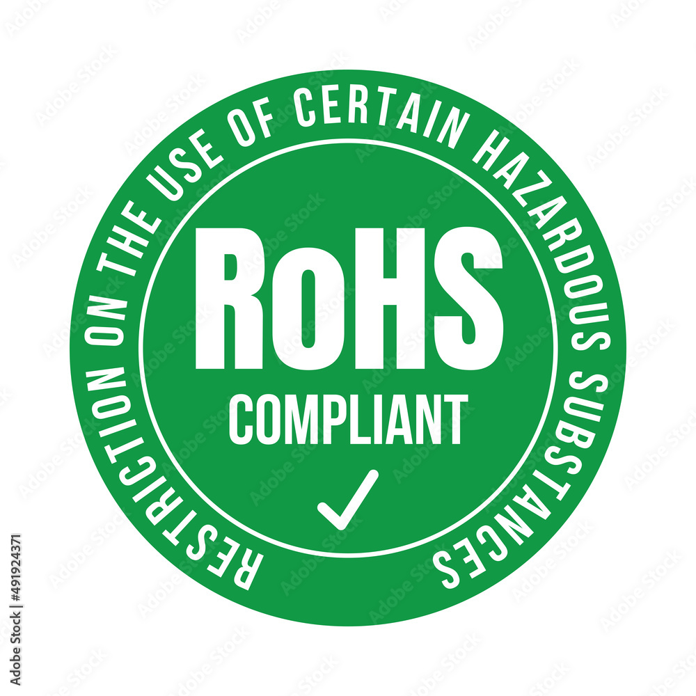 RoHS compliant symbol icon Stock Illustration | Adobe Stock