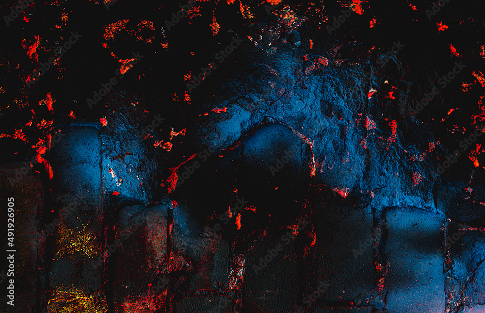 Brick Rock texture. Dark stone wall. Stone background. Fantasy ...