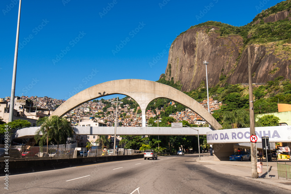 Rio de Janeiro, Brazil - March 8, 2022: The reinforced concrete ...