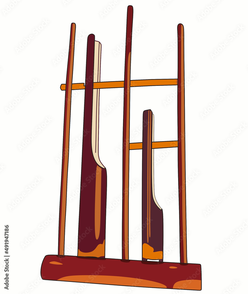 Angklung Illustration. The Angklung is a musical instrument from the ...