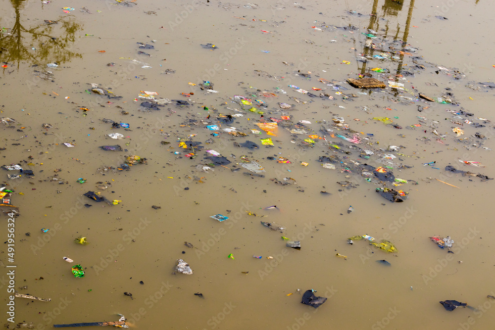 river pollution image. save river water form pollution. Stock Photo ...