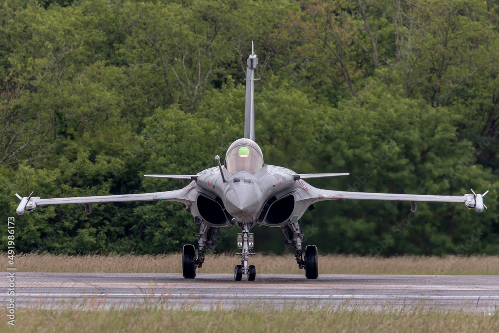 Dassault Rafale before take off Stock Photo | Adobe Stock