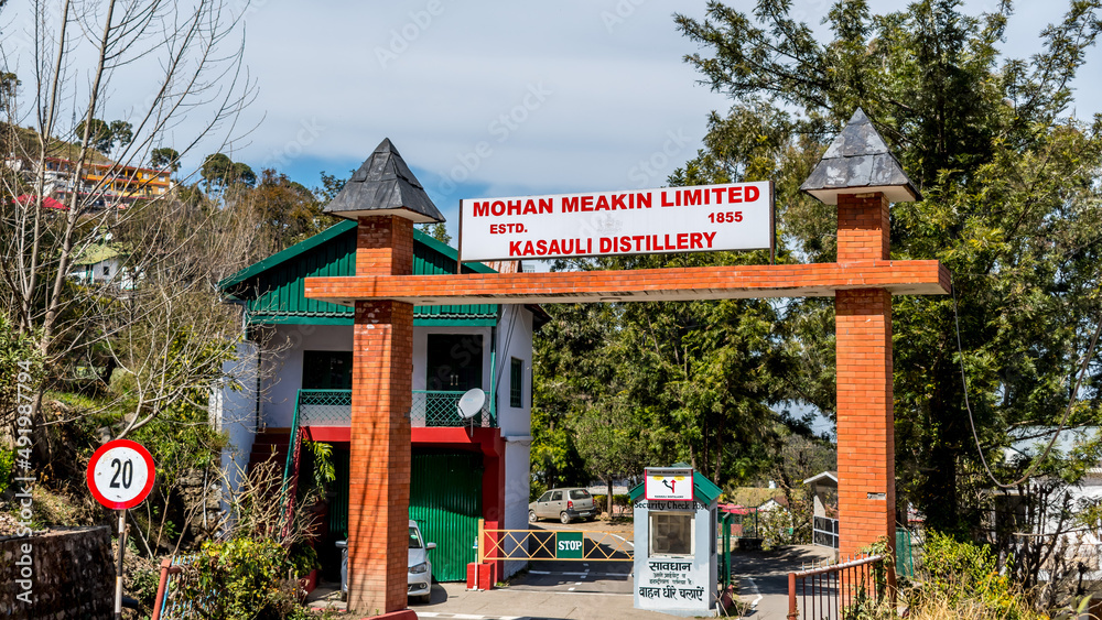 Kasauli, Himachal - Famous Kasauli Distillery which is operated by ...