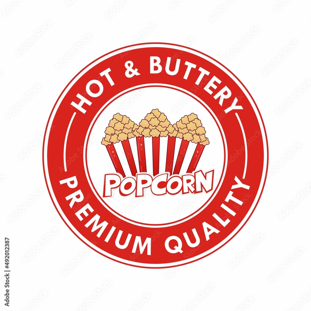 Popcorn Label Template