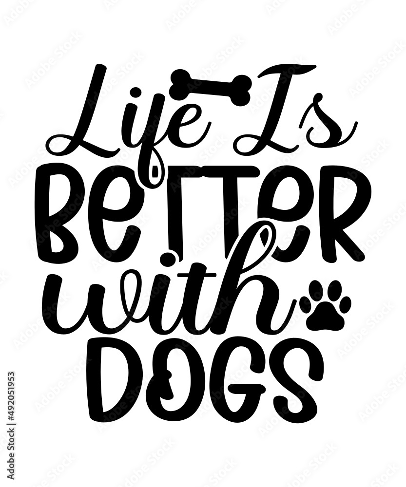 Dog SVG Bundle, Dog Lover SVG file for Cricut, Dog Quote svg cut file ...