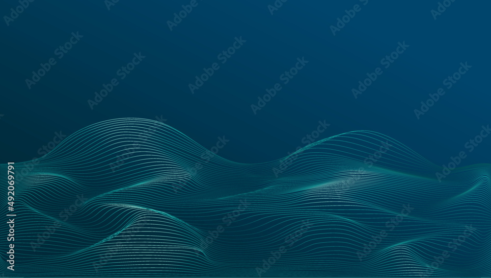Abstract vector lines background with color gradient. Lines pattern for ...