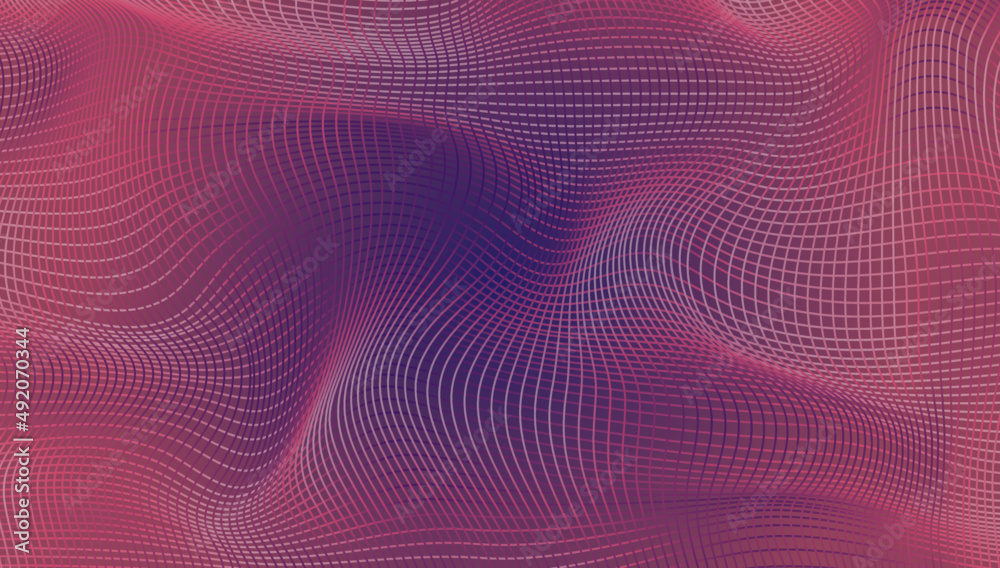 Abstract vector lines background with color gradient. Lines pattern for ...