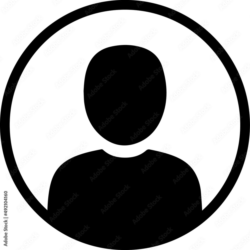 person icon. Client Symbol. Profile icon. Login Head Sign icon design ...