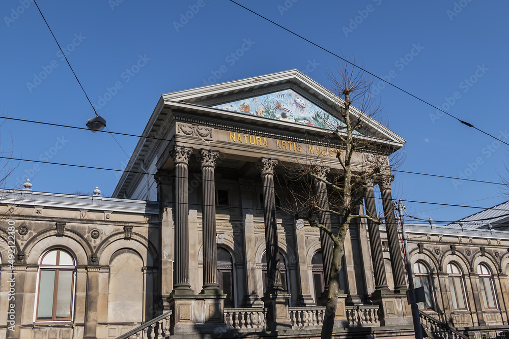 Artis Aquarium Building (1881) built in Classicist Mannerist style with ...