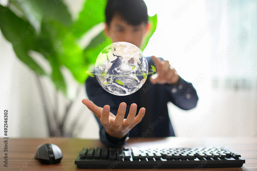 World Earth Day April 22 Ecology concept. World Environment Day concept ...