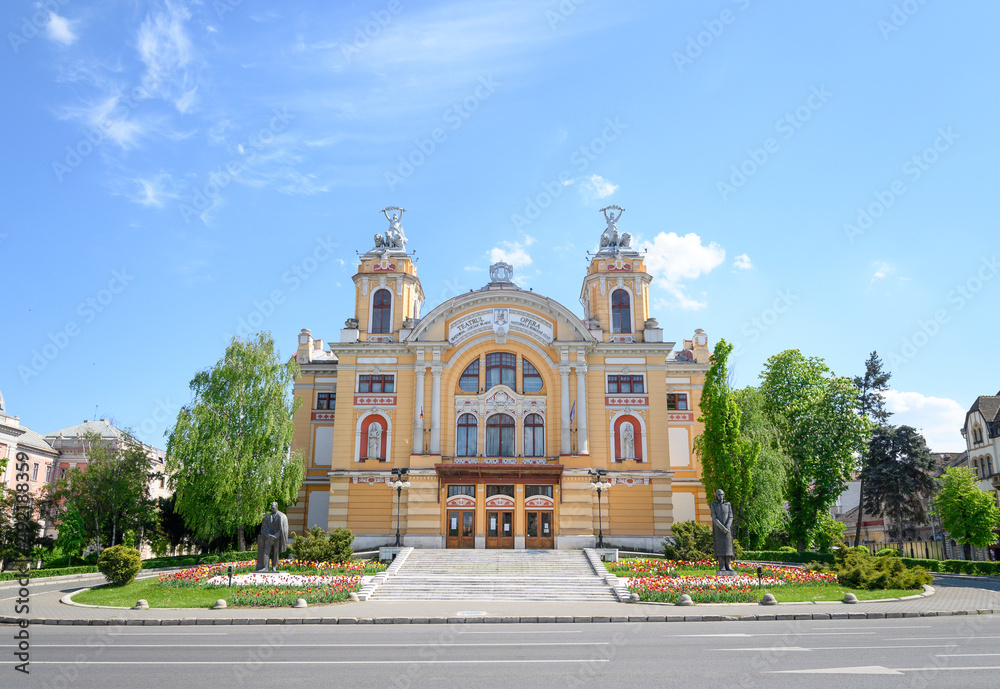 national Romanian Theatre and Opera Hpuse in Cluj-Napoca city in the ...