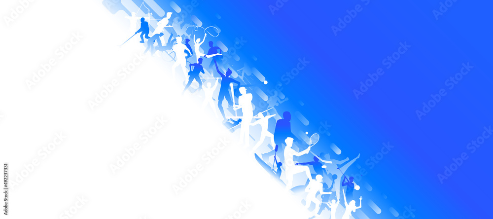 Sports background design with abstract modern template. Vector ...