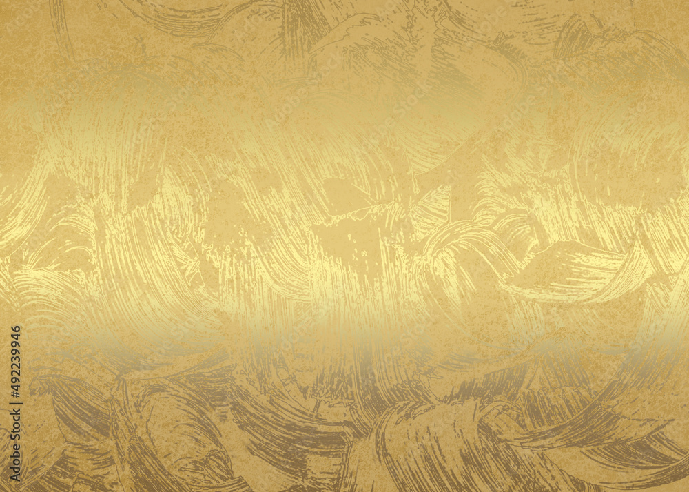 Golden Abstract decorative paper texture background for artwork ...