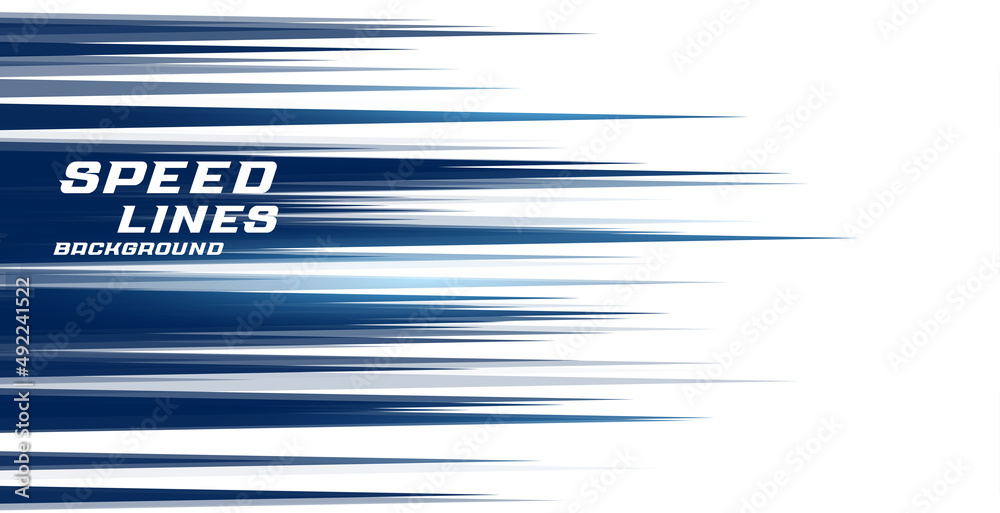 speed horizontal lines background design Stock Vector | Adobe Stock