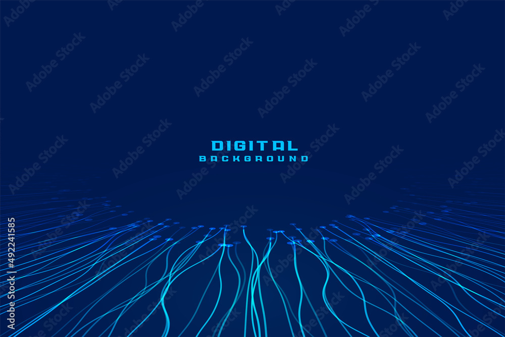 digital wire lines technology background Stock Vector | Adobe Stock