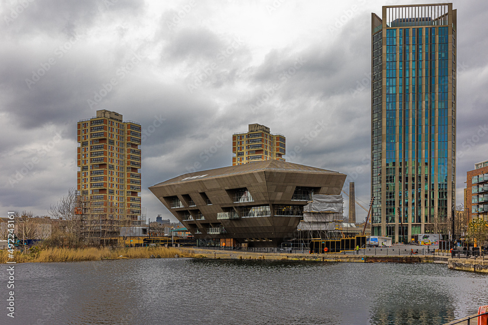 Canada Water in London Borough of Southwark. One of the busiest Library ...