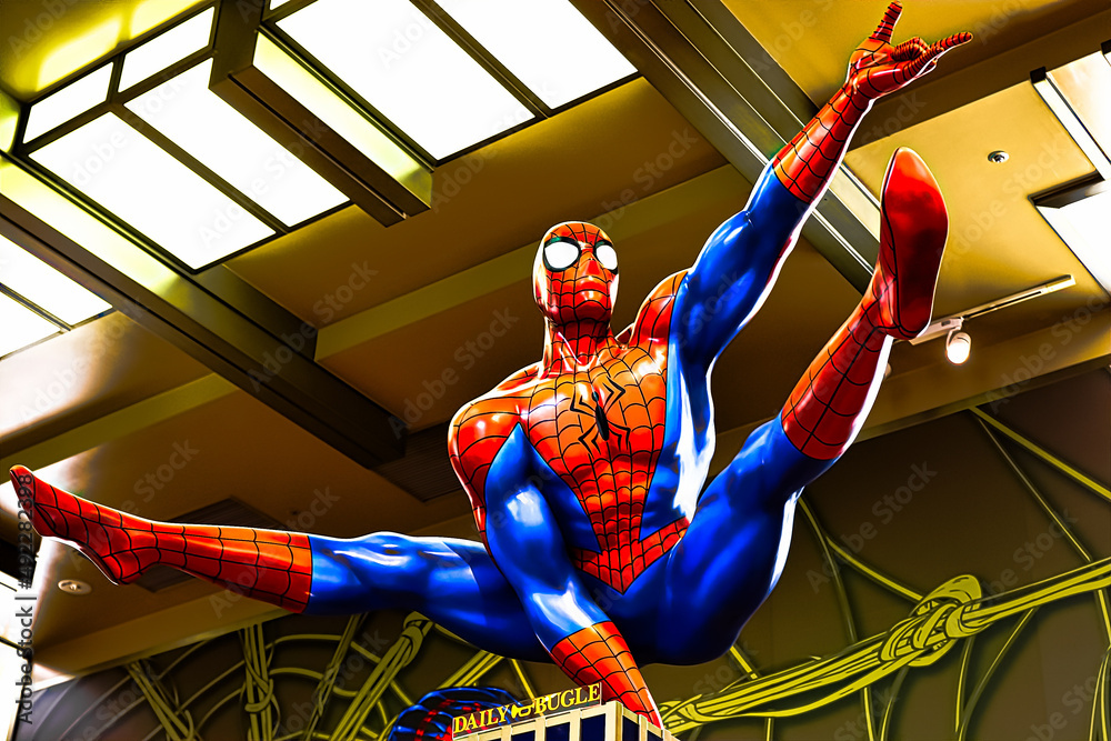 OSAKA, JAPAN - Aug 12, 2020 : Photo of the Amazing Adventure of Spider ...