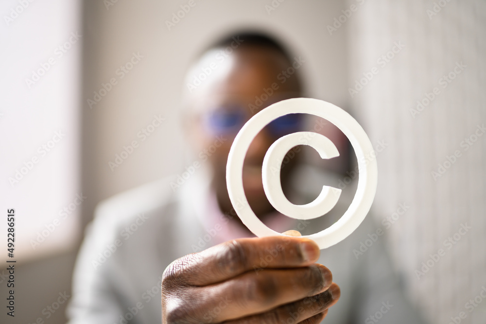 Copyright Symbol Protection Sign. Register Trademark Stock Photo ...
