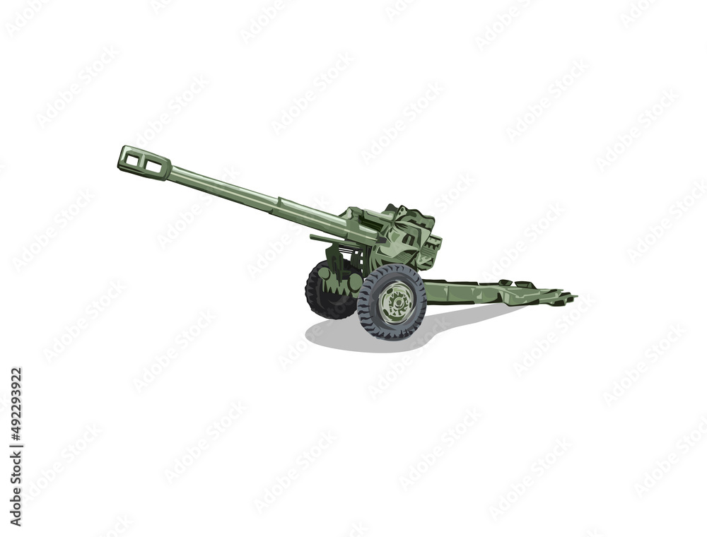 artillery guns, anti-aircraft rocket cannons. Russian air defense in ...