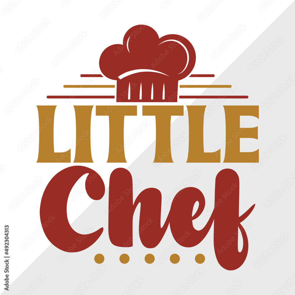 Little Chef SVG Cut File | Little Svg | Cooking Svg | Chef Svg ...