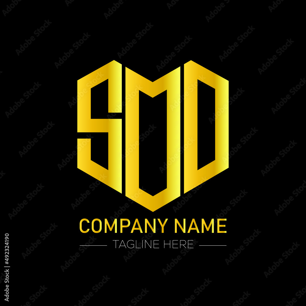 SOO letter logo design on black background.SOO creative initials letter ...