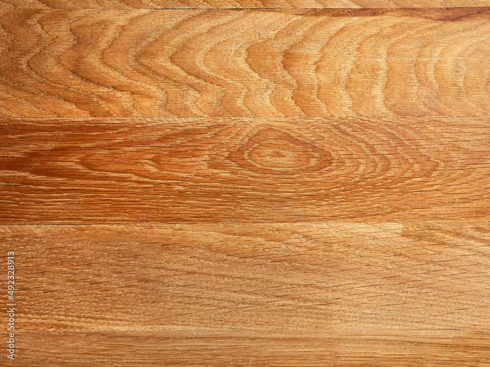 Wooden oak board with golden oak texture. Wooden oak background. Stock ...