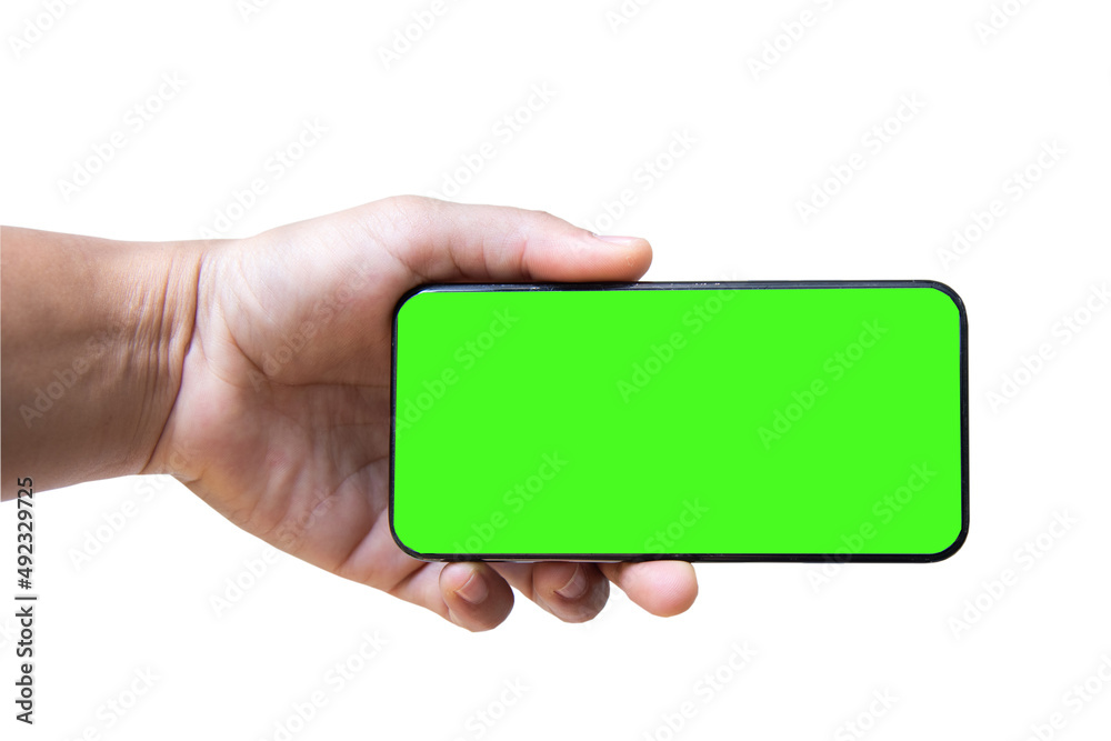 smartphone green screen Stock Photo | Adobe Stock