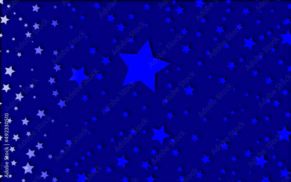 Beautiful blue stars on blue background, Universe wallpaper for your ...