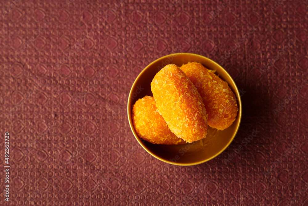 Diwali sweets Mango chum chum barfi petha Laddu peda Indian sweet ...