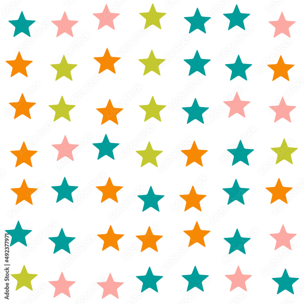 color star pattern symbol background Stock Vector | Adobe Stock