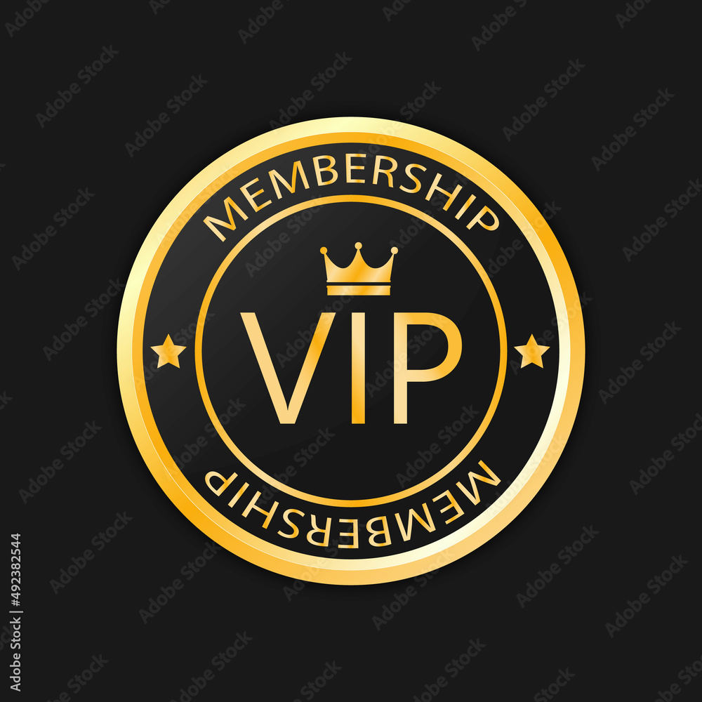 VIP membership Gold badge ,premium quality , premium invitation card ...